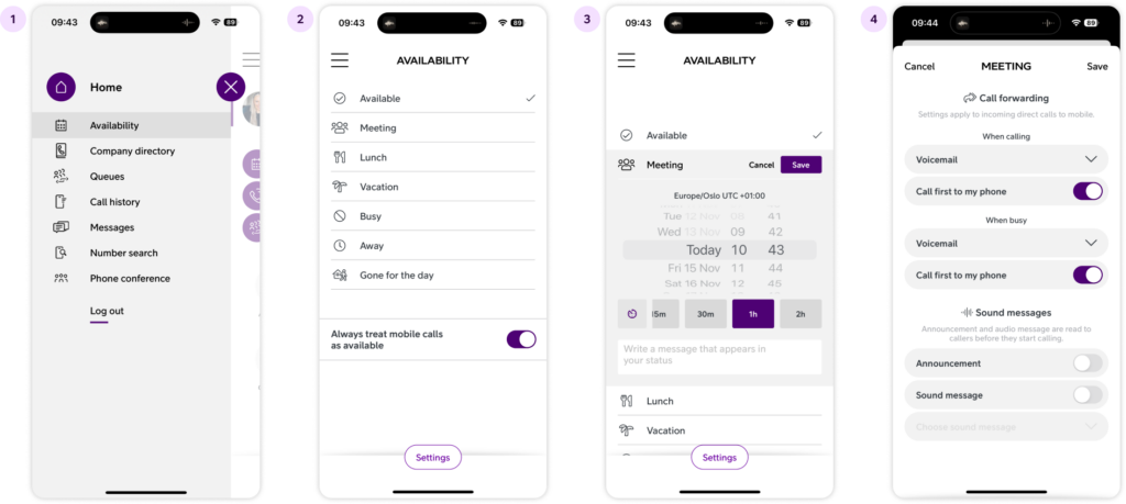 Mobile App - Availability - Telia Smart Connect
