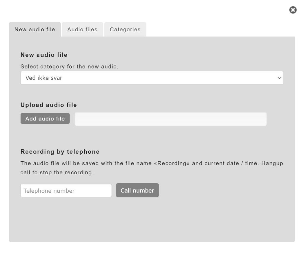 Audio Files - Telia Smart Connect