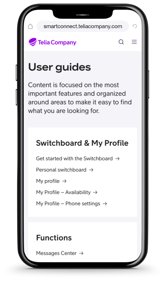How to get started - Telia Smart Connect