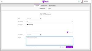 Message Module - Telia Smart Connect