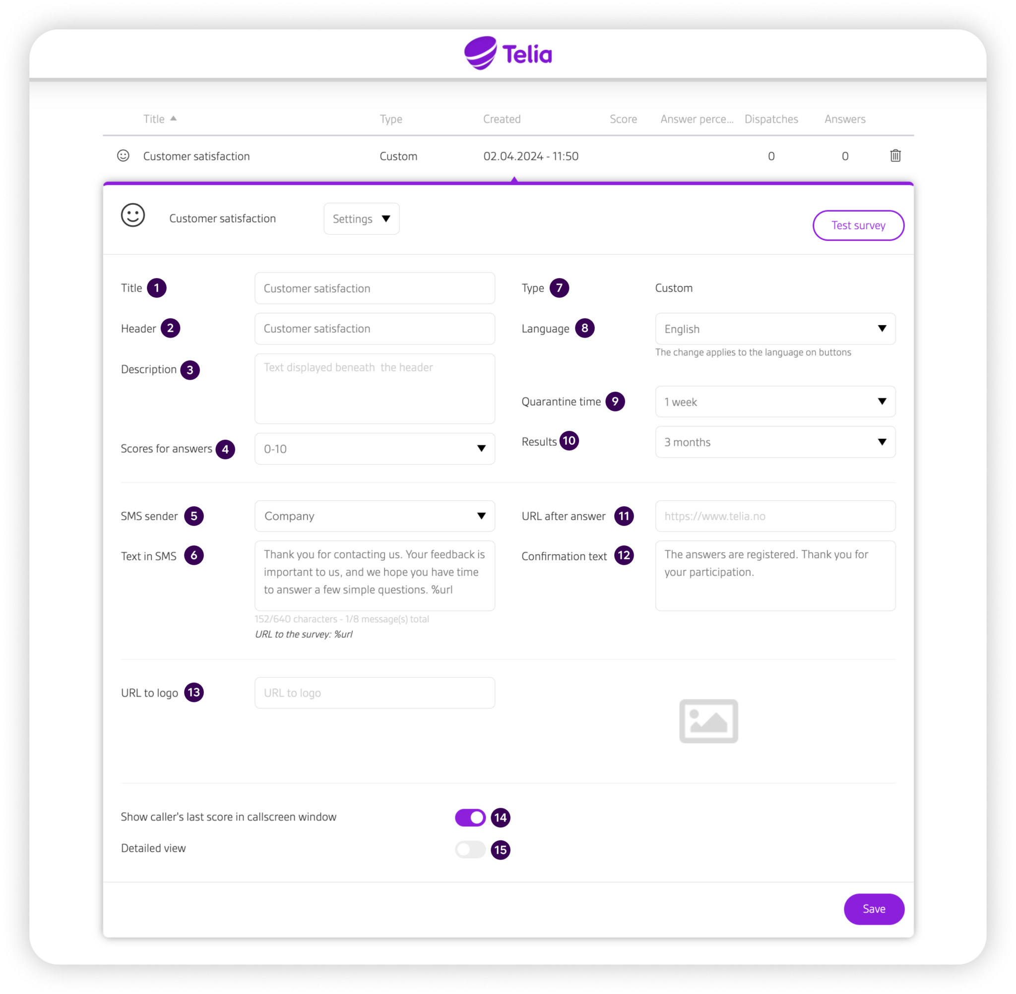 Customer Satisfaction Surveys - Telia Smart Connect
