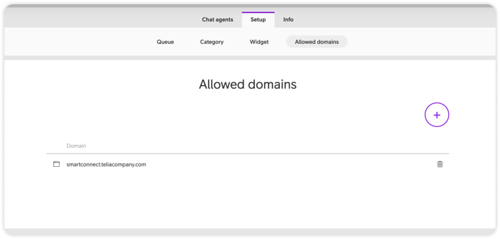 Chat - Telia Smart Connect
